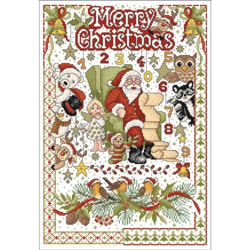 Patrones punto de cruz Navidad