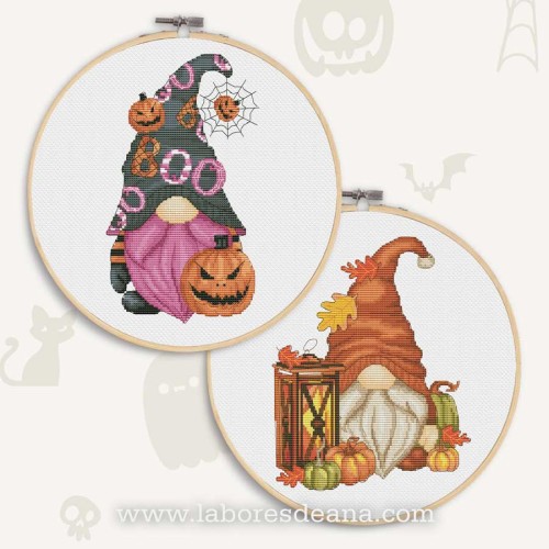 Revista Punto de Cruz Gnomos