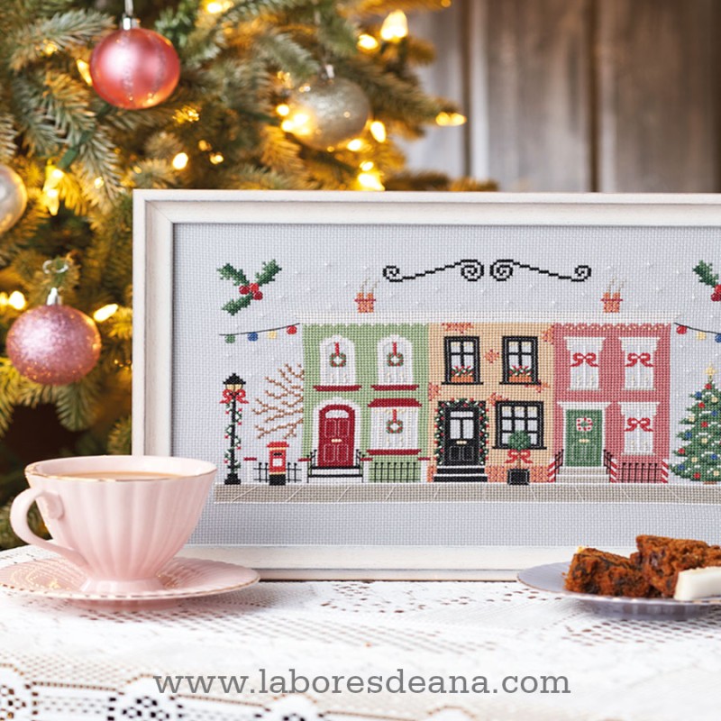 punto de cruz Revista Las Labores de Ana navidad